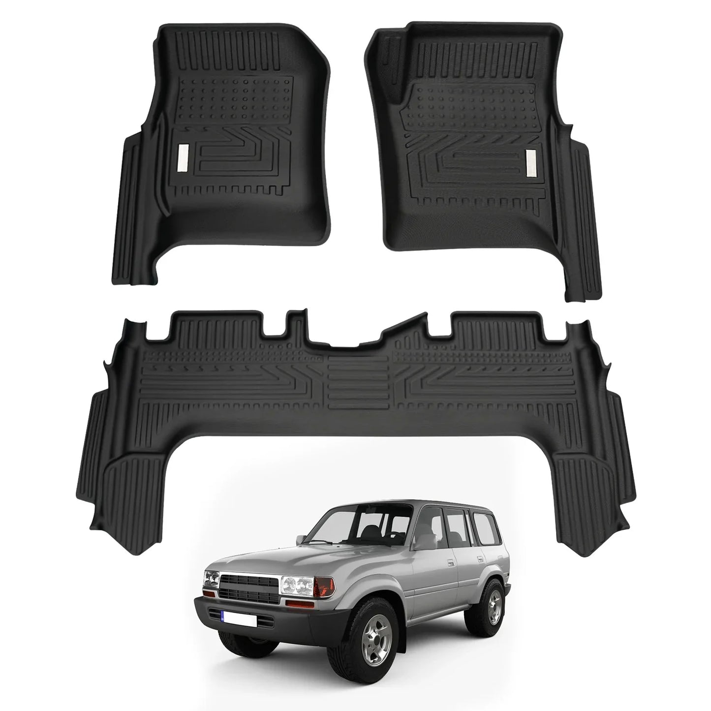 4WD FLOOR MATS - TOYOTA LANDCRUISER 80 SERIES – Wally Customs